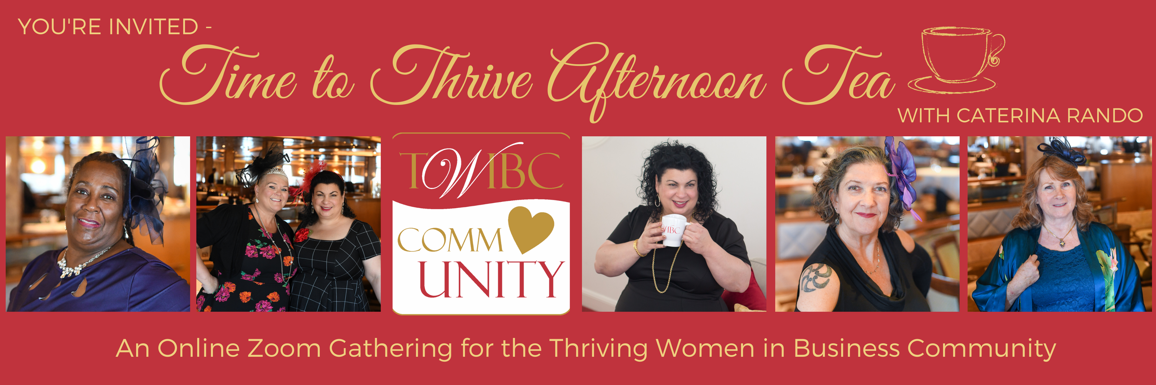 Time to Thrive Afternoon Tea - Caterina Rando